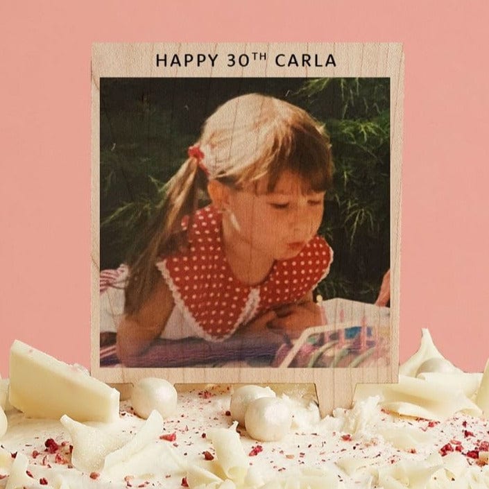 Personalised Cake Topper with Photo | Create Gift Love